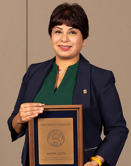 UIS Associate Professor Shipra Gupta named the 2023 University Scholar ...